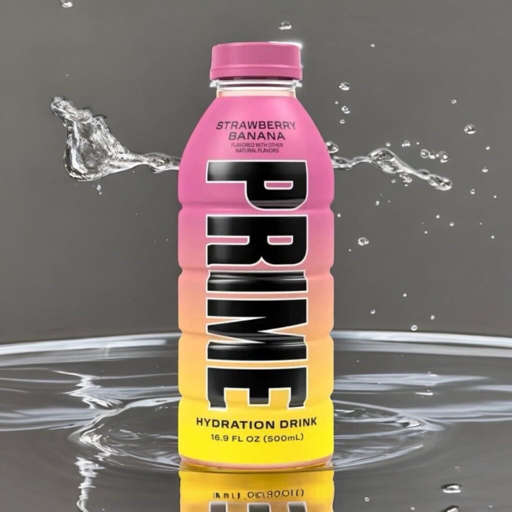 Bebida Prime Strawberry Banana 500 ml Logan Paul